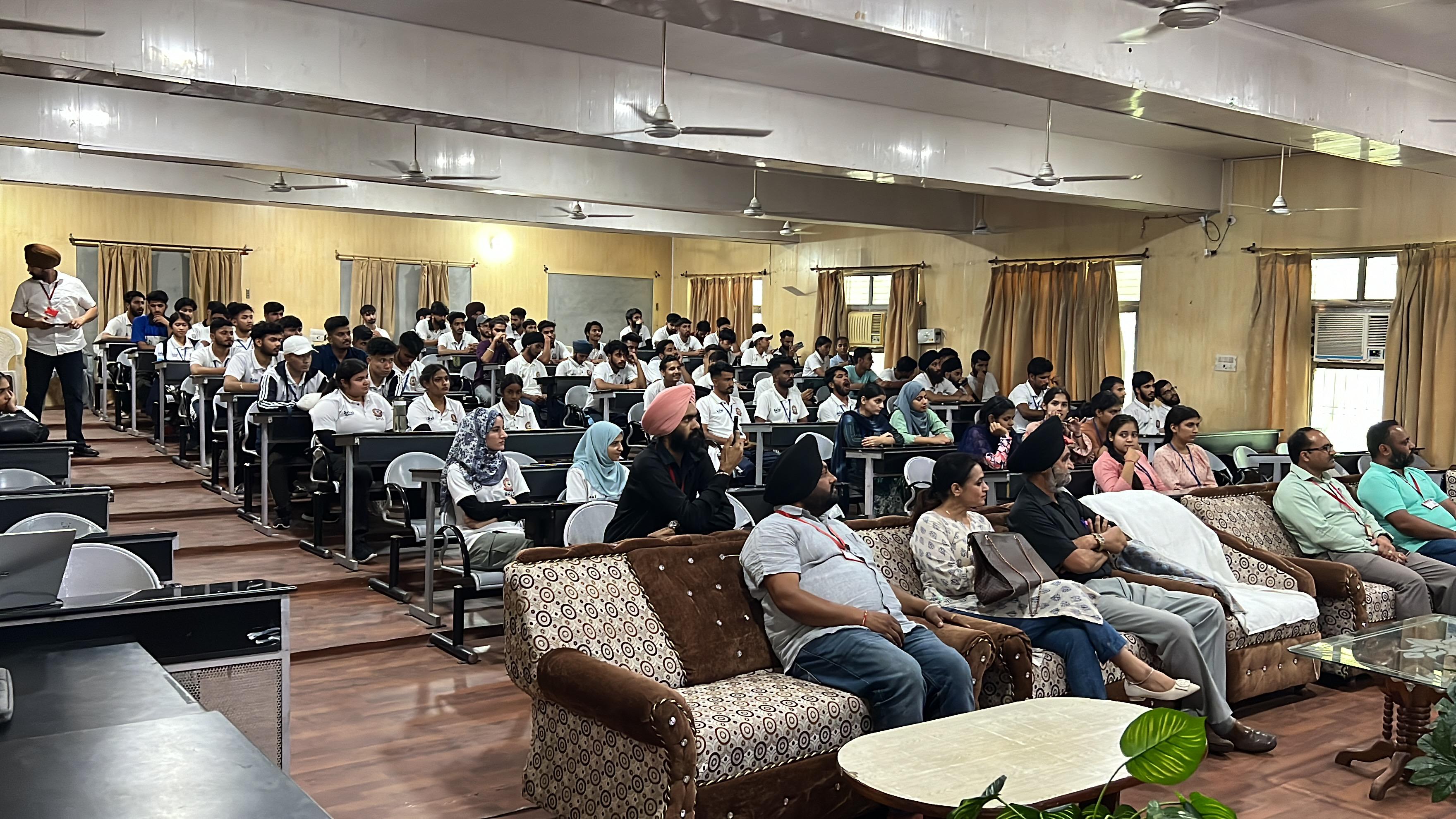 FIRST DAY 3-DAYS WORKSHOP ON YOGA